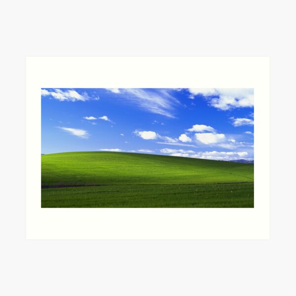 "Windows XP Background" Art Print for Sale by Zaneriss | Redbubble