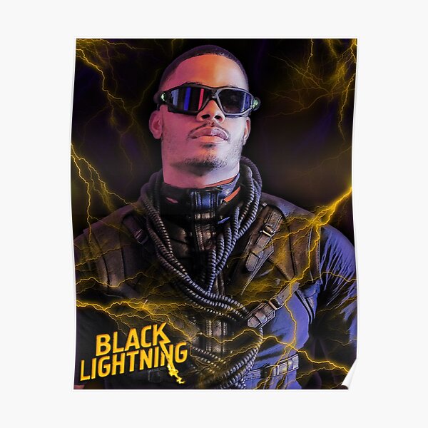 "Khalil "Painkiller" Payne - Black Lightning" Poster by vickytoriaq ...