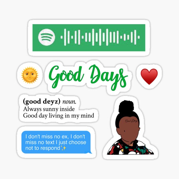 Good Days Spotify Scan Code Gifts & Merchandise | Redbubble