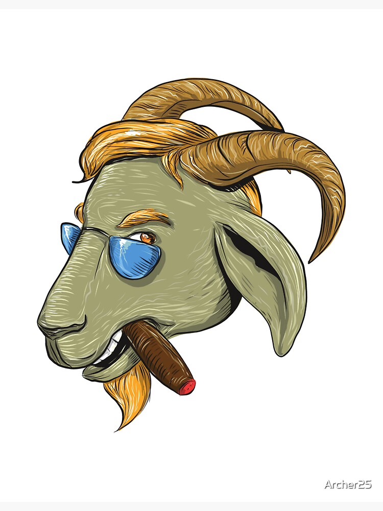 "Smoking Cigar Sheep Funny" Sticker for Sale by Archer25 | Redbubble