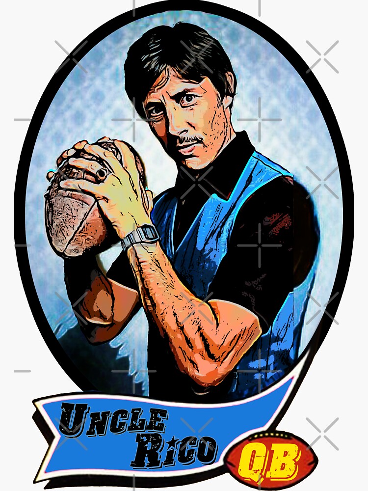 "Uncle Rico Football card" Sticker for Sale by JTK667 | Redbubble