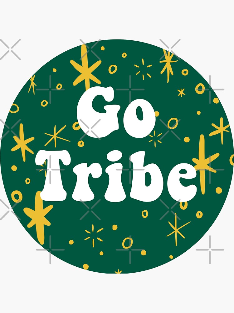 "Go Tribe Twinkle " Sticker for Sale by maddieglo9 | Redbubble