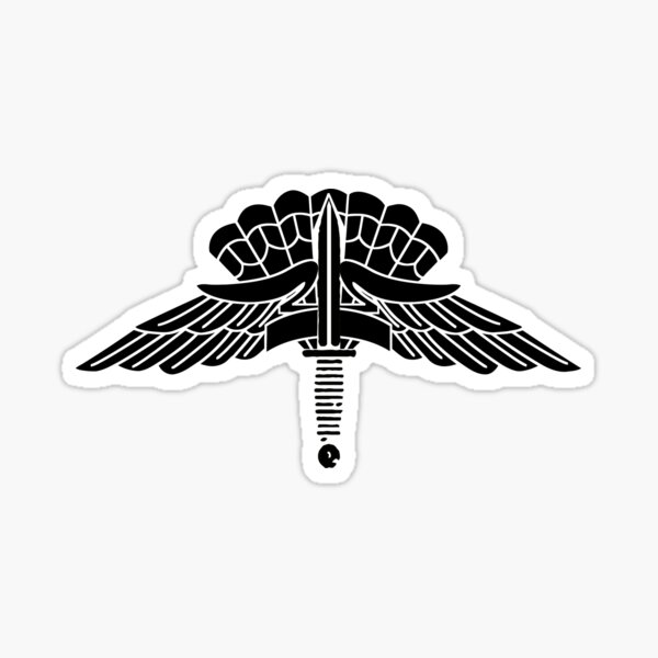 "Discover Cool Vintage Army Free Fall Halo Wings " Sticker by ...