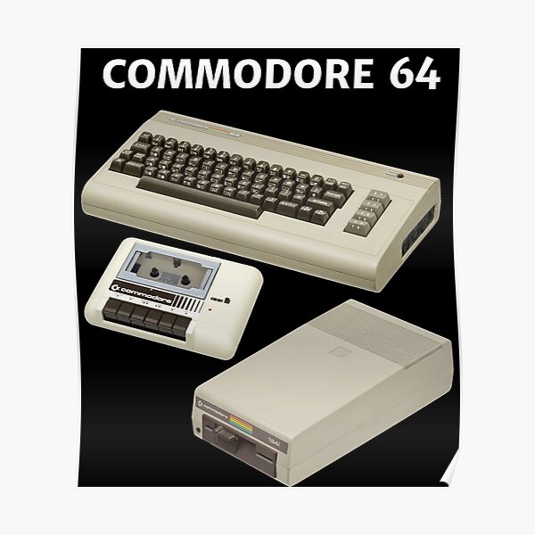"Commodore 64" Poster for Sale by cartoon | Redbubble