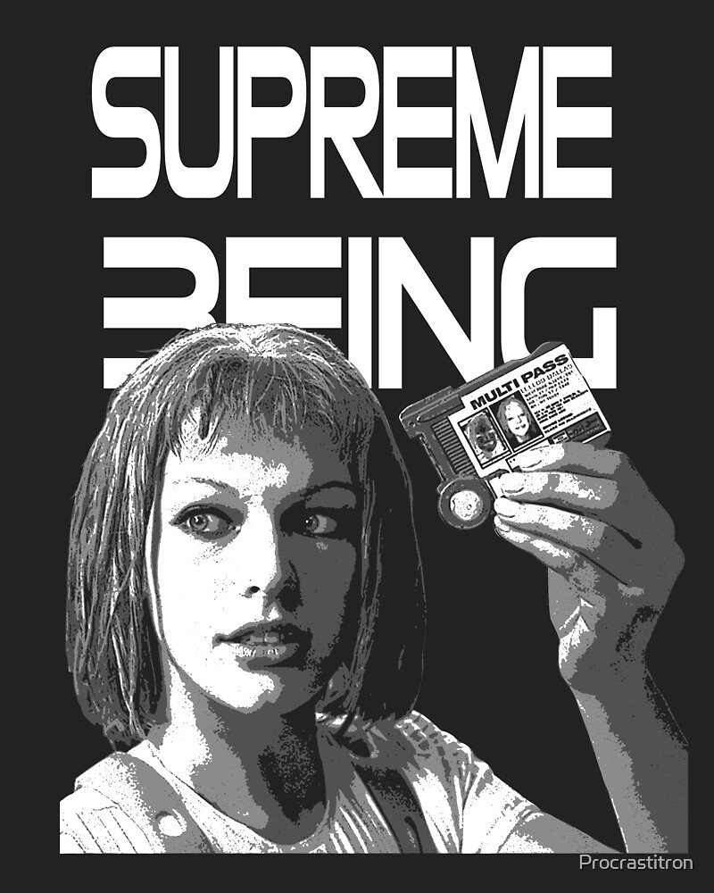"Supreme Being" by Procrastitron | Redbubble
