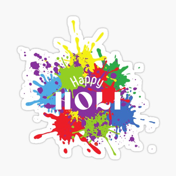 "Holi Design, Holi Celebration Print, Festival of Colors, Multicolor ...