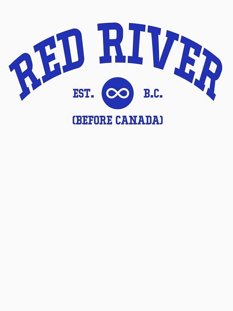 "Red River Metis Pride Varsity Lettering" T-shirt for Sale by ...