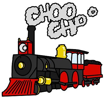 "Choo Choo Train" Sticker for Sale by princesskarii | Redbubble