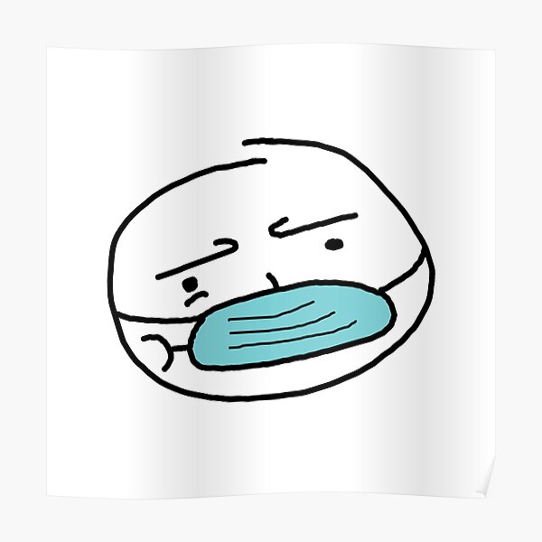 "The Mask Guy (solo)" Poster by angryfrenchfry | Redbubble