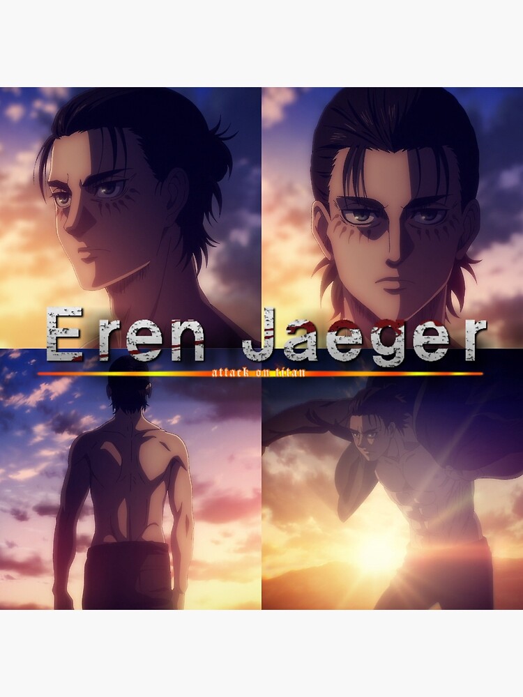 "Eren Jaeger Shingeki no Kyojin Final Season" Art Print by Rainbowqrz ...