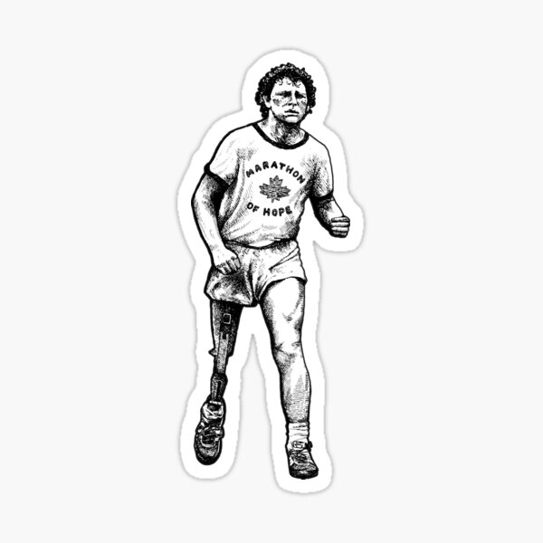 Terry Fox Stickers | Redbubble