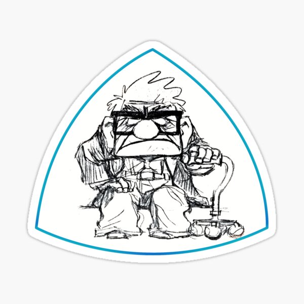 "Carl " Sticker for Sale by KaydonKayde13 | Redbubble