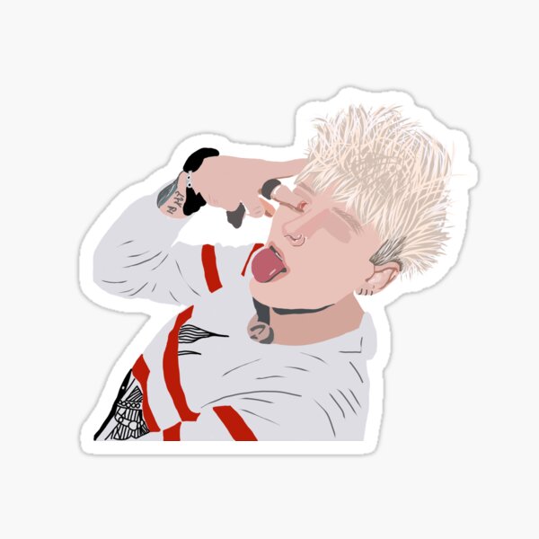 Machine Gun Kelly Stickers | Redbubble