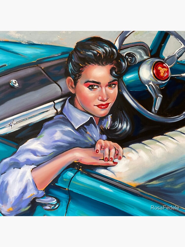 "ERICA feat. 1963 EH Holden" Sticker by RosaFedele | Redbubble