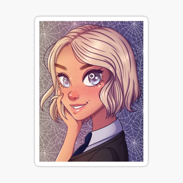 "Gwen" Sticker by KamzArt | Redbubble