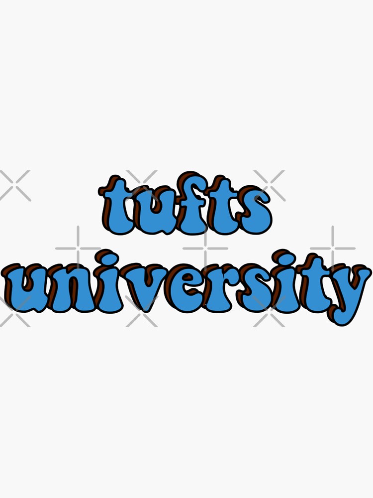 "Tufts University" Sticker by collegedeck | Redbubble