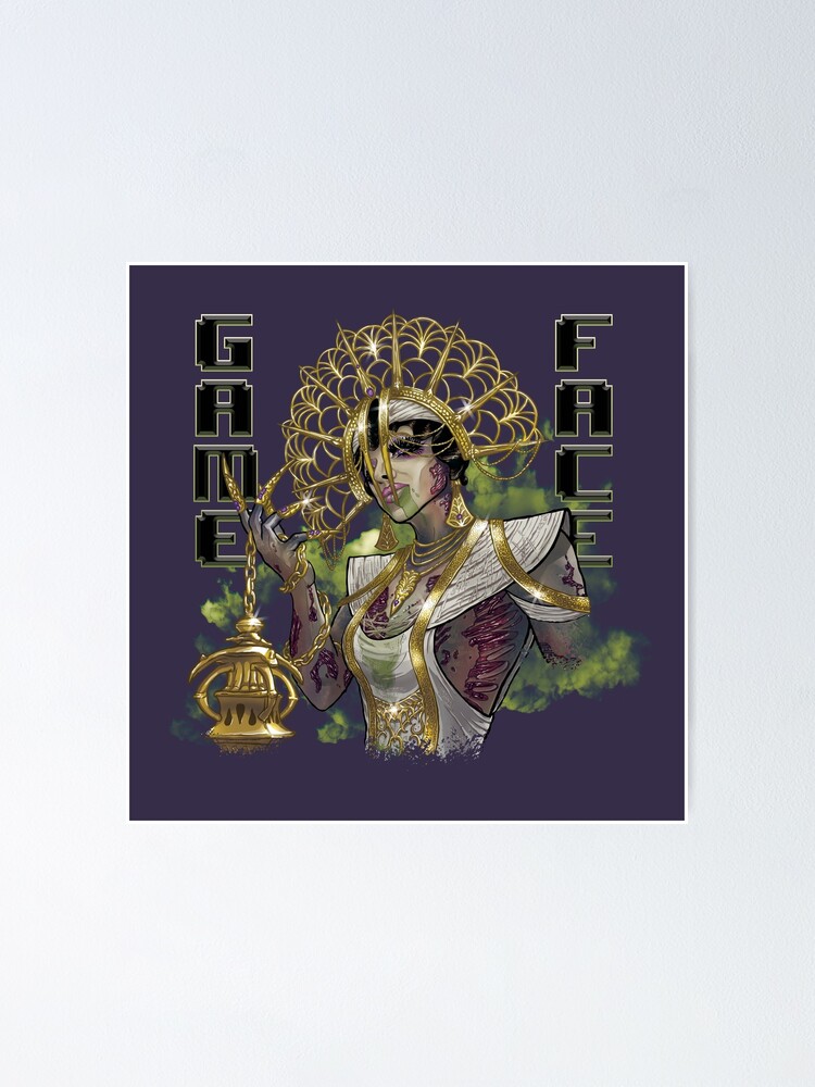 "Game Face: Adiris" Poster for Sale by monkeybearwear | Redbubble