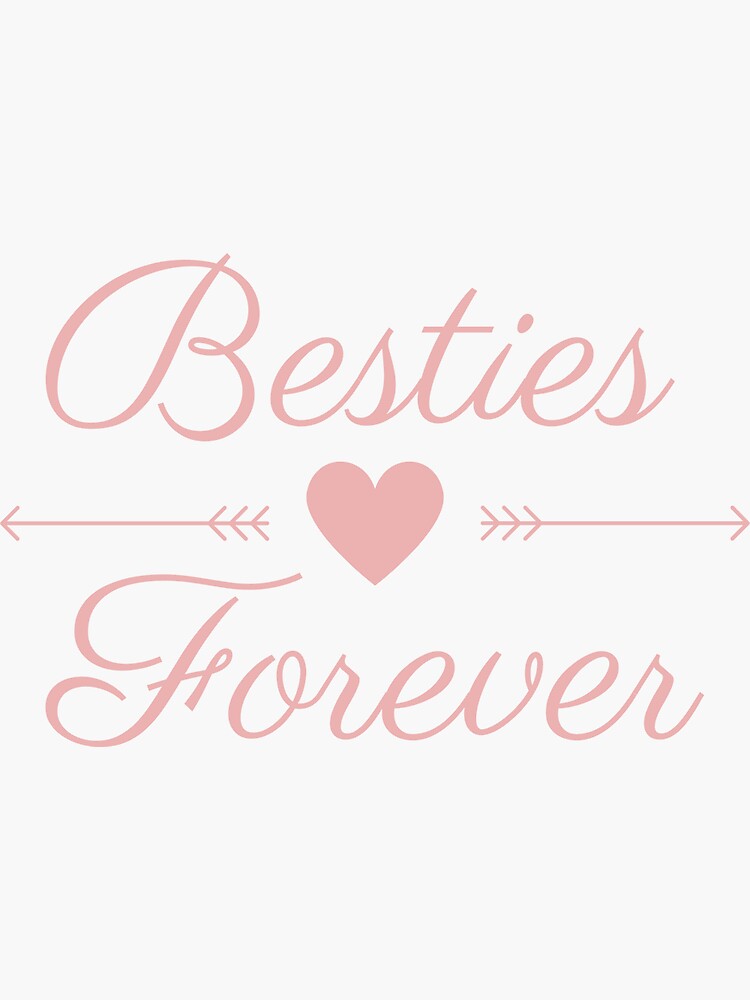 " Bestie Vibes only, Bestie forever, Bestie" Sticker by HAMSANSShop ...