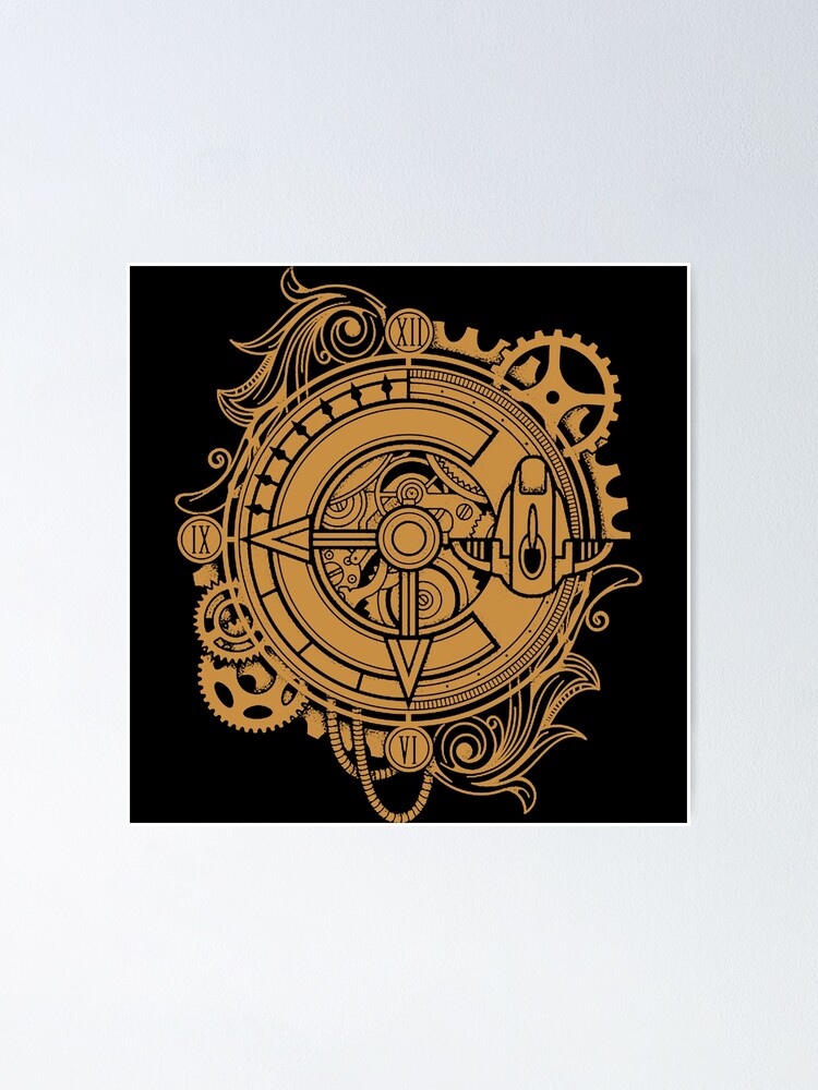 "Chrono Trigger Clock Epoch T-Shirt" Poster for Sale by HammerS90x ...