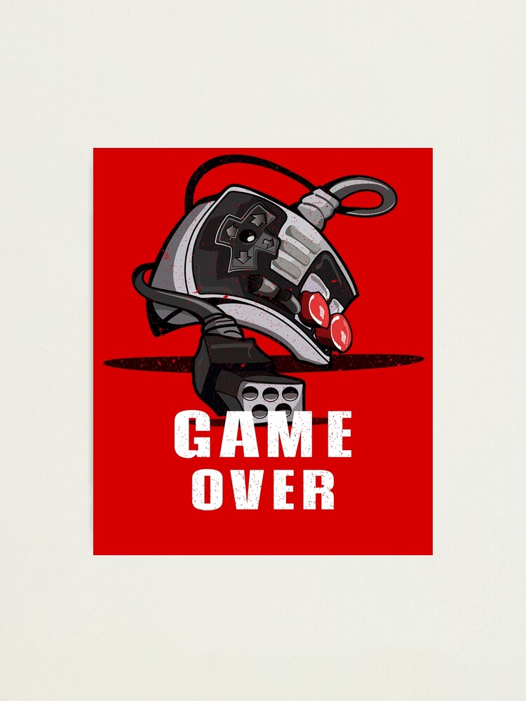 "GAME OVER - UNPLUGGED CONTROLLER (Retro Gaming Collection)" Fotodruck ...
