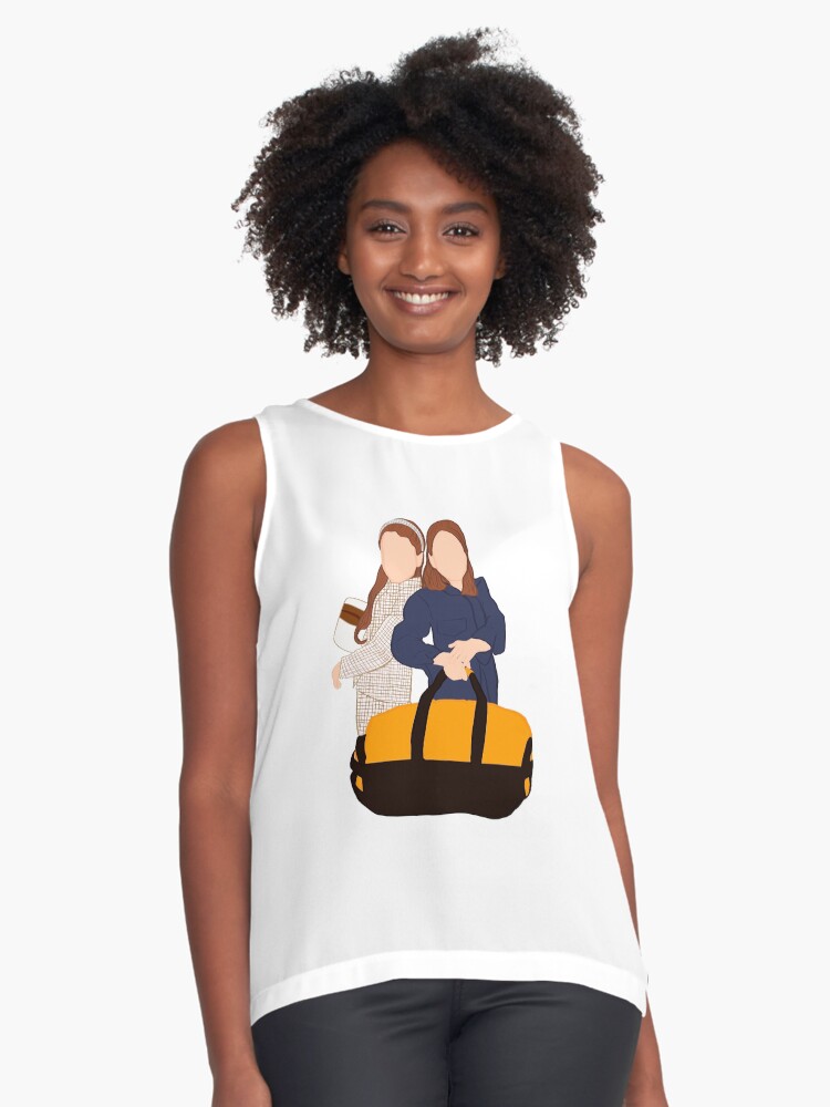 "Annie and Hallie Camp Arrival " Sticker for Sale by amandajake | Redbubble