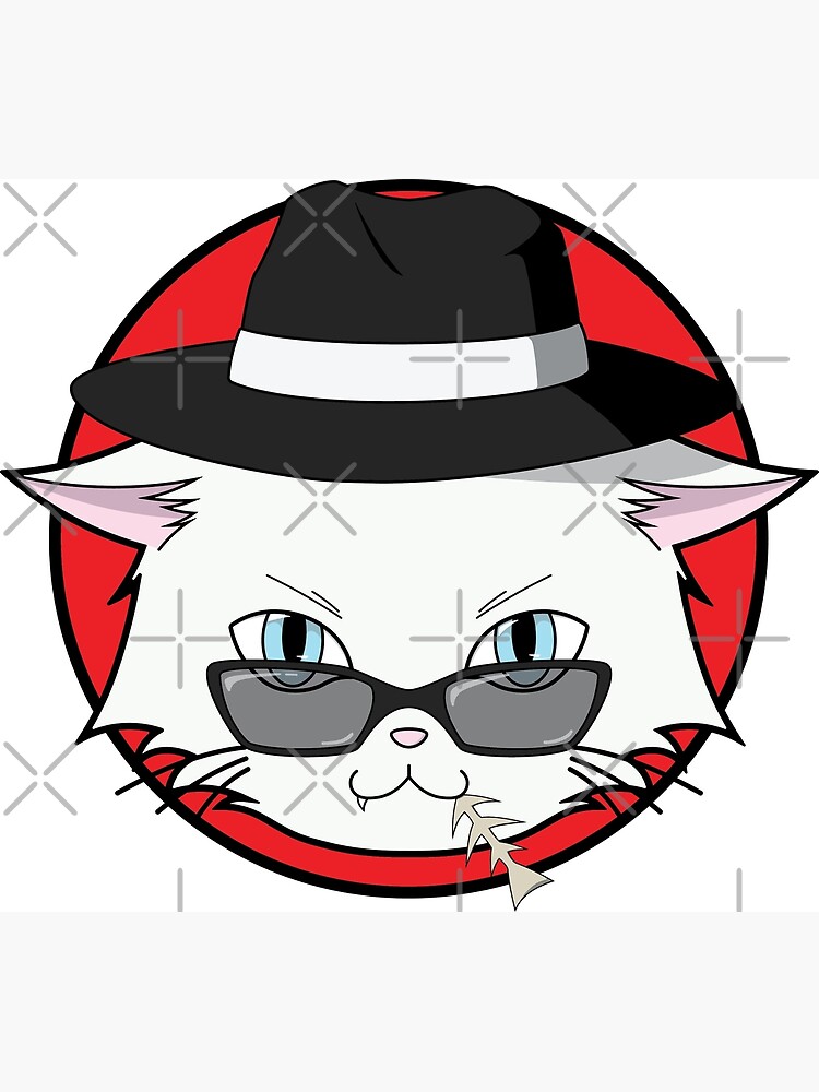 "The Mafia Cat" Poster by kittengallery | Redbubble