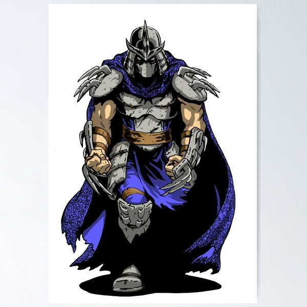 "The Shredder" Poster for Sale by Sketchbooks | Redbubble