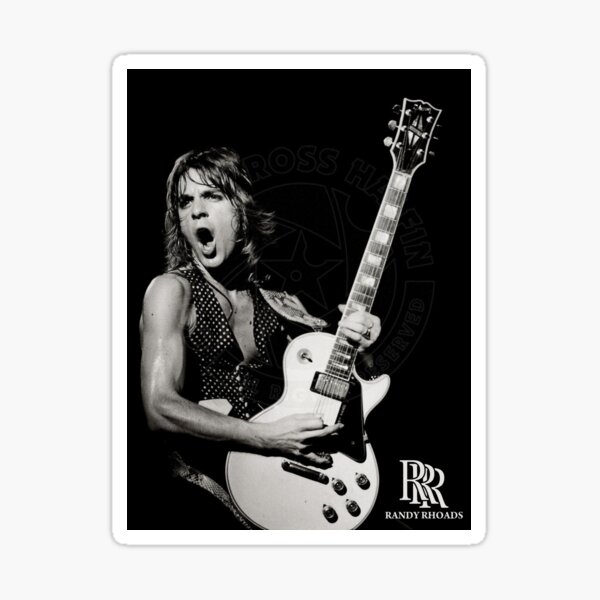 Randy Rhoads Stickers | Redbubble