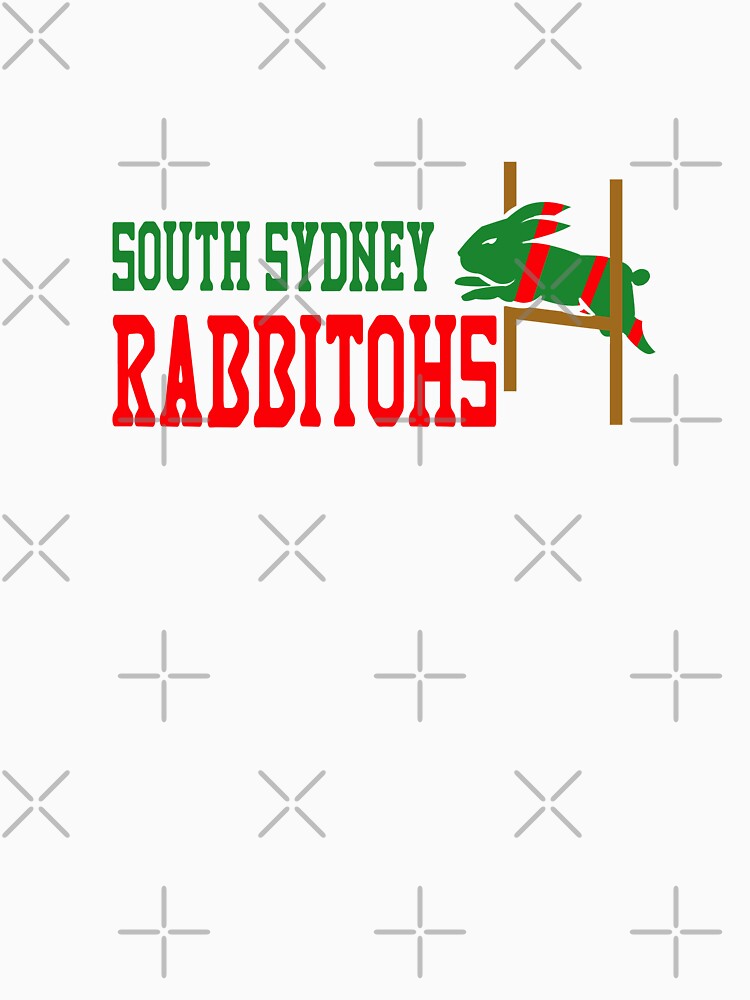 "South Sydney Rabbitohs rabbits rugby football NFL NRL" T-shirt for ...