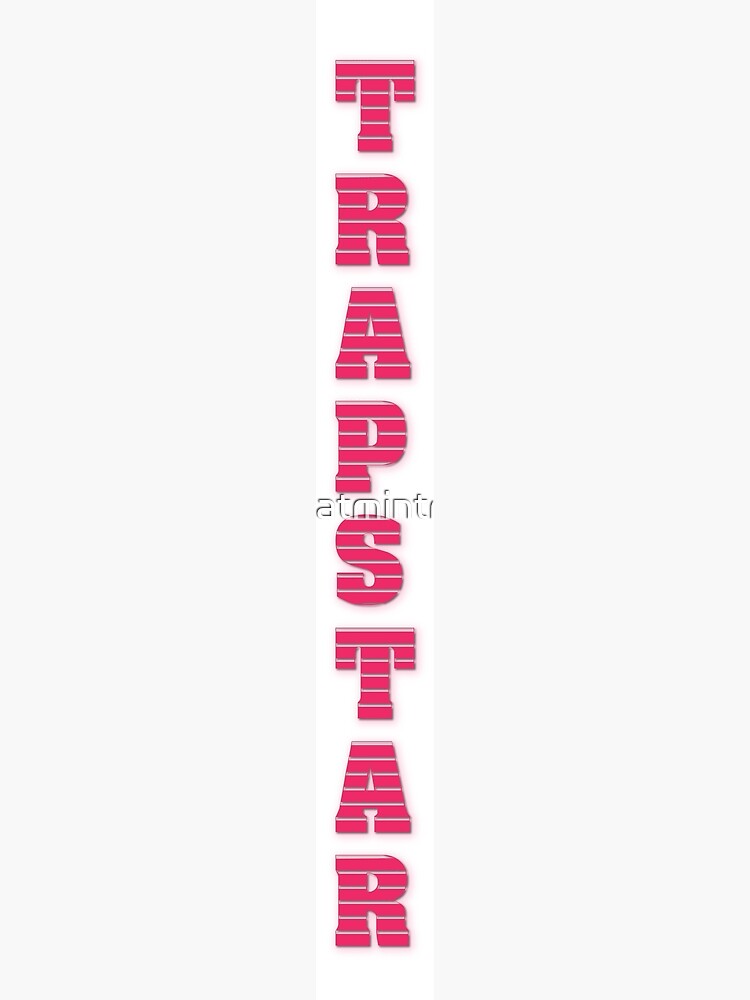 "Trapstar Pink Design" Art Print by catmintra | Redbubble