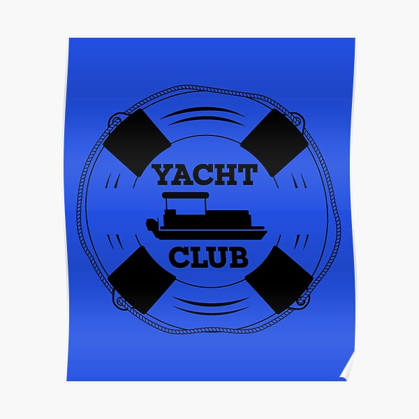 "Pontoon Captain Pontooning Party In Slow Motion Lake Life" Poster by ...