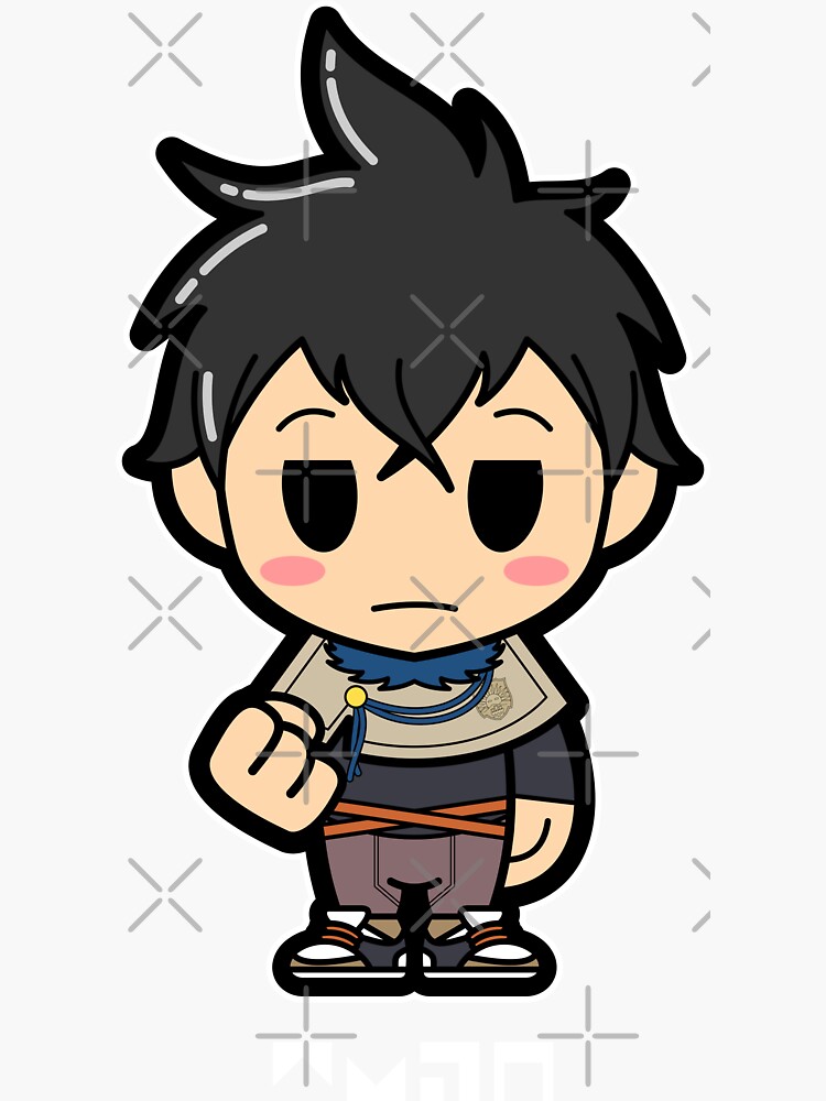 "CHIBI YUNO" Sticker for Sale by virgiaone | Redbubble