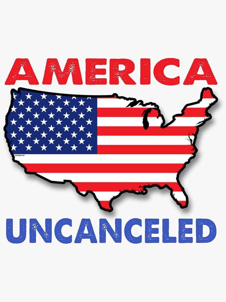 "America Uncanceled Vintage" Sticker for Sale by Branncolet | Redbubble