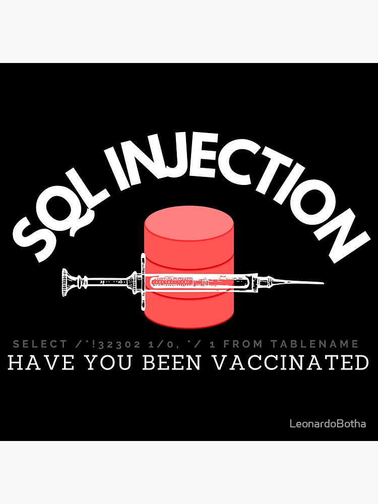 "Hacking Attack SQL Injection Cyber Security" Sticker by LeonardoBotha ...