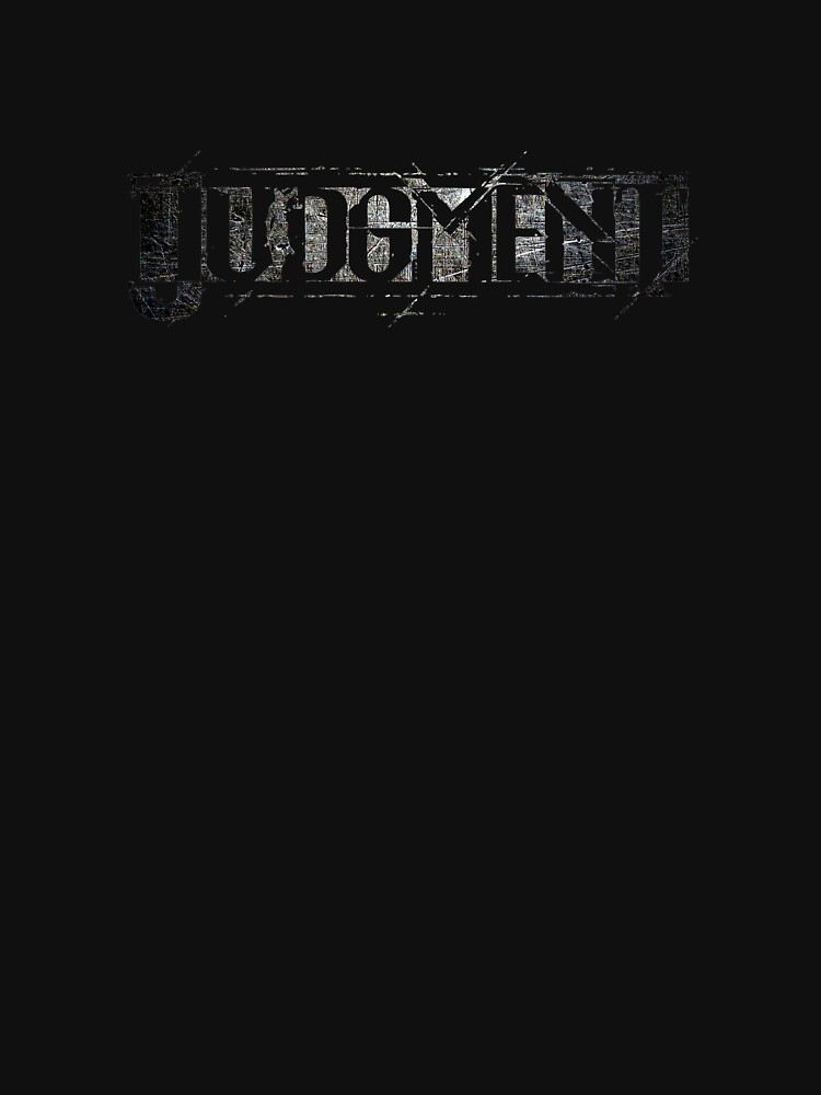 "Judgment Steel Logo" T-shirt by mostelf1172 | Redbubble