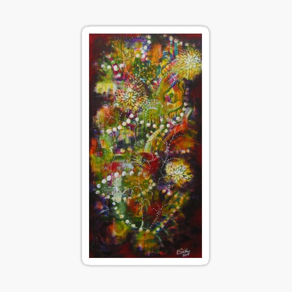 "Festival lights" Sticker for Sale by BlackSwanArt | Redbubble