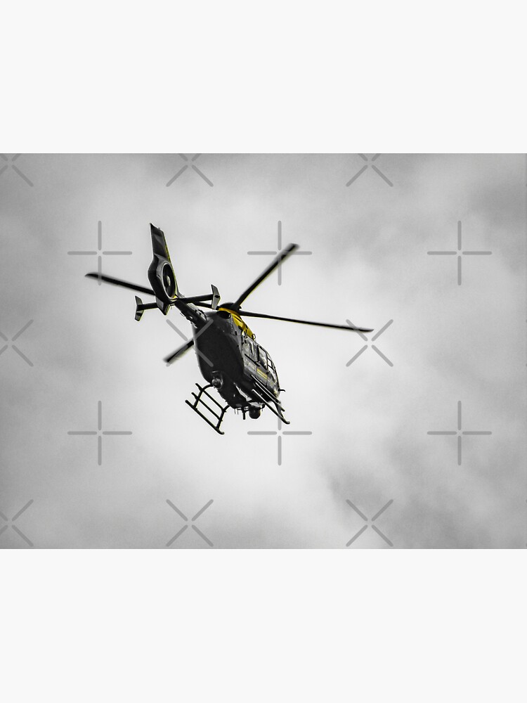 "NPAS Police Eurocopter in flight." Sticker for Sale by Yellow-14 ...