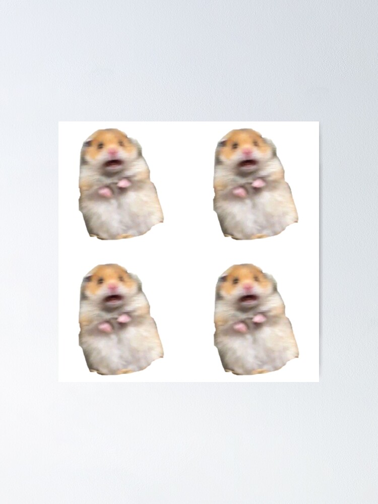 Póster «Falling Hamster MEME * Valor * Paquete 4» de ArcadePlayed ...