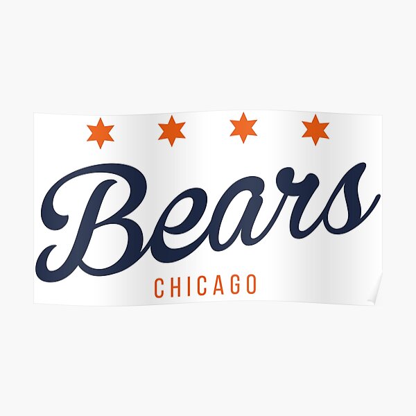 "Bears Script Logo" Poster by BearCreative | Redbubble