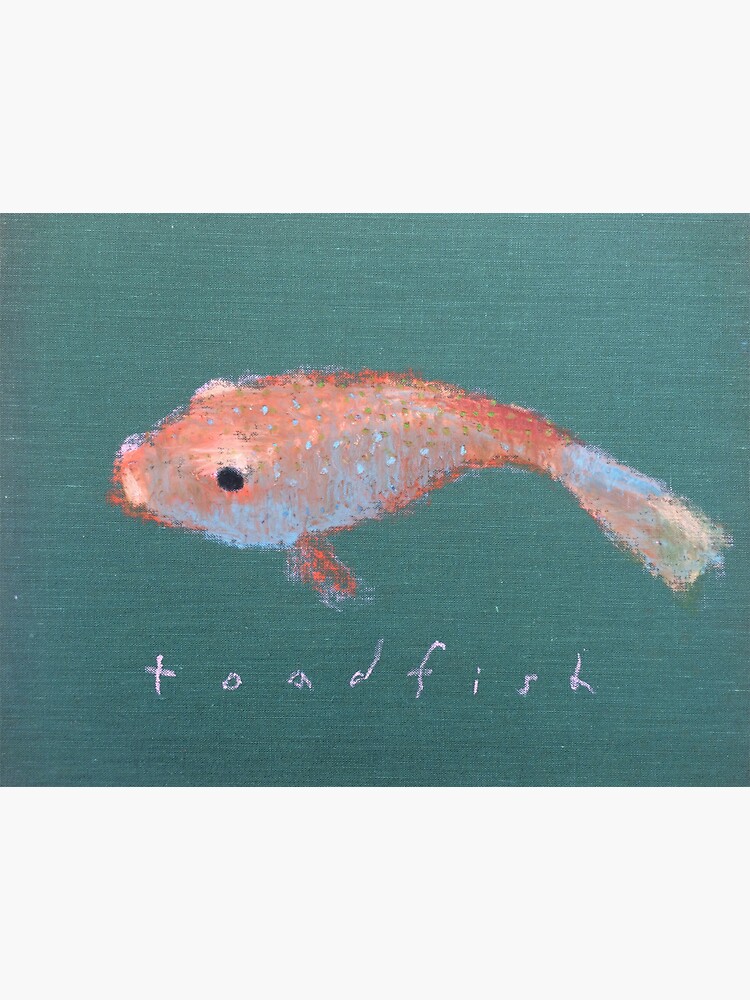 "TOADFISH" Sticker for Sale by ebuoy | Redbubble