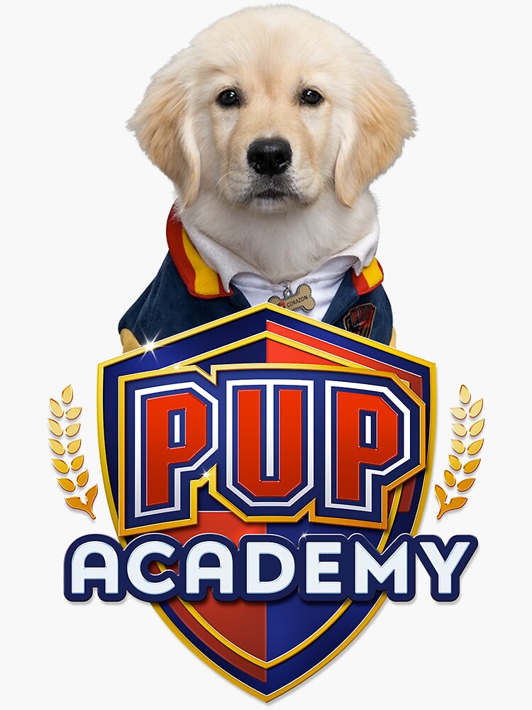Pegatina «Espectáculo de Corazon Pup Academy» de oldschool-kids | Redbubble