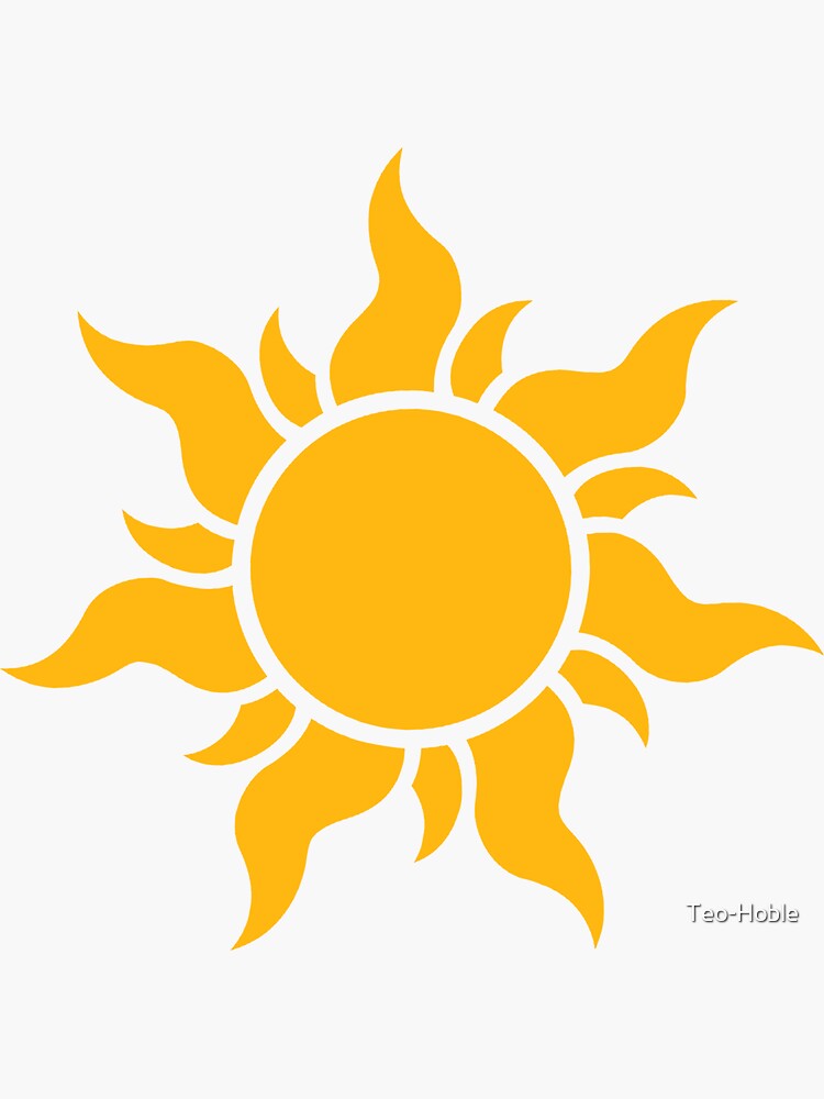 "Sun Crest " Sticker for Sale by Teo-Hoble | Redbubble