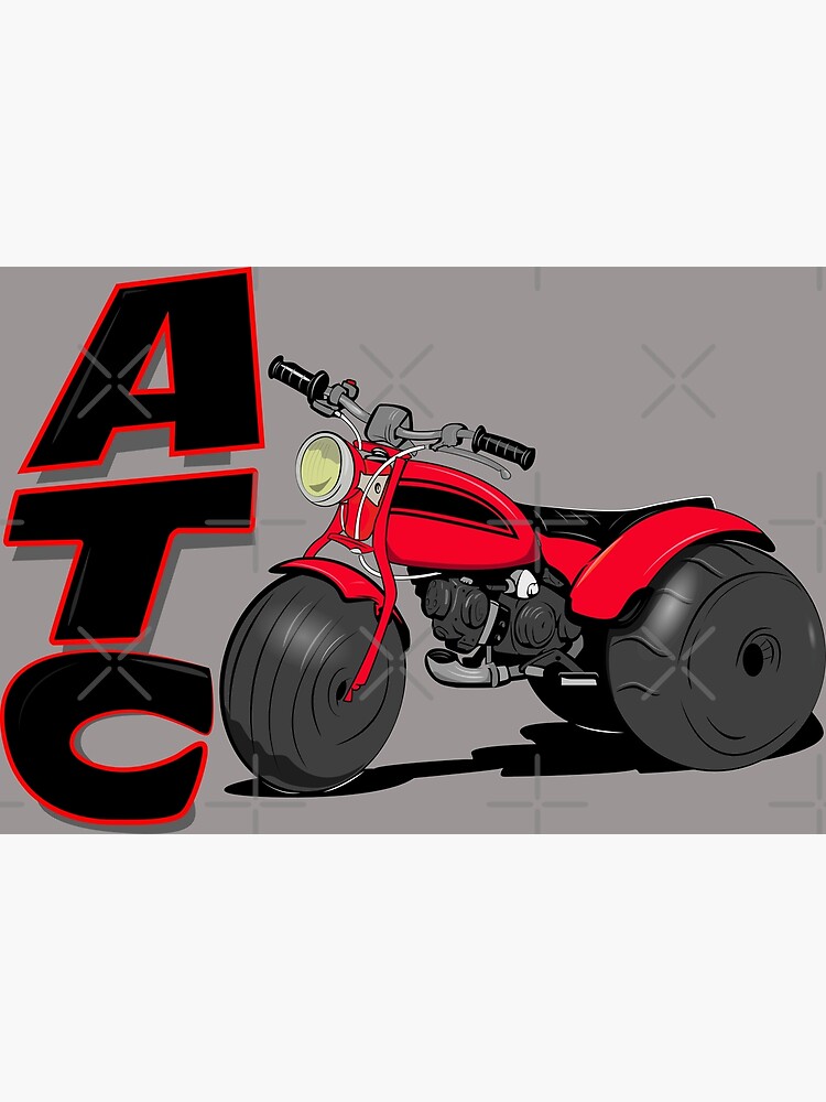 "HONDA ATC" Framed Art Print for Sale by Rushoz | Redbubble