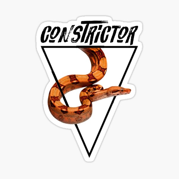 "Boa Constrictor Geometric" Sticker by JRRTs | Redbubble