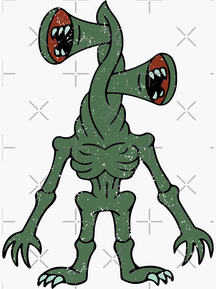 "CArtoon Green Siren Head Costume for Kids Boys" Sticker for Sale by ...