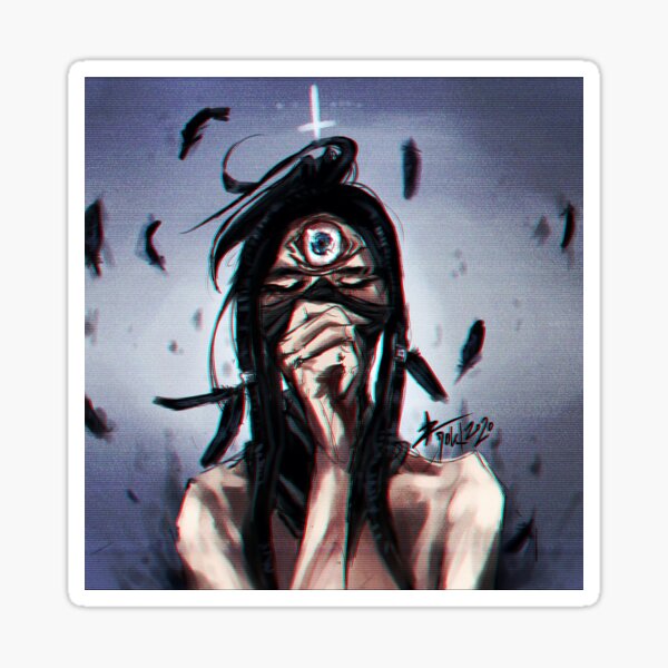 "Eye of Anarchy" Sticker for Sale by Xenyra | Redbubble