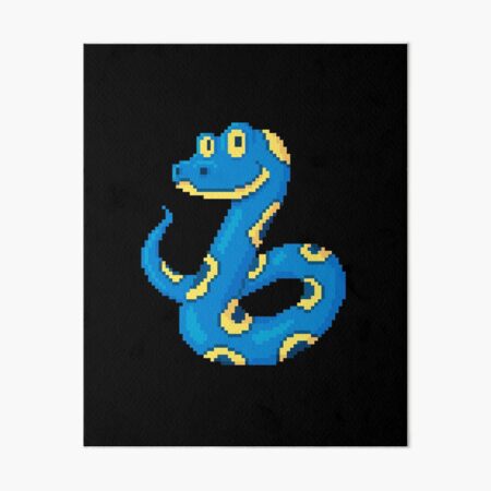 "Python - Software development - Cute Snake - Pixel art" Art Board ...