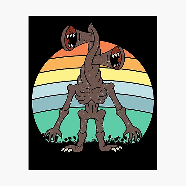 "Siren Head Costume for Kids Boys Family, Horror" Photographic Print by ...