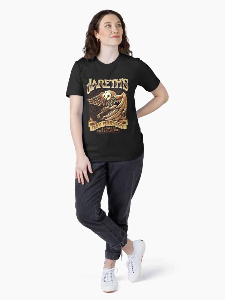 "Jareth's Day Nursery - Inspired by Labyrinth" Essential T-Shirt for ...