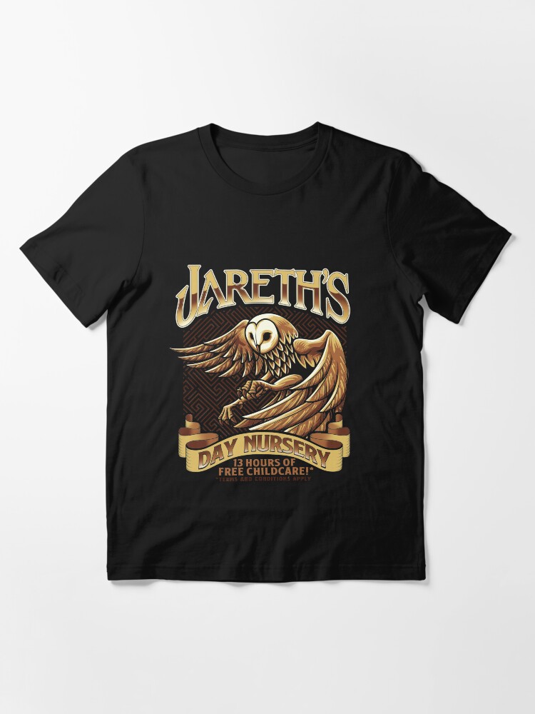 "Jareth's Day Nursery - Inspired by Labyrinth" Essential T-Shirt for ...